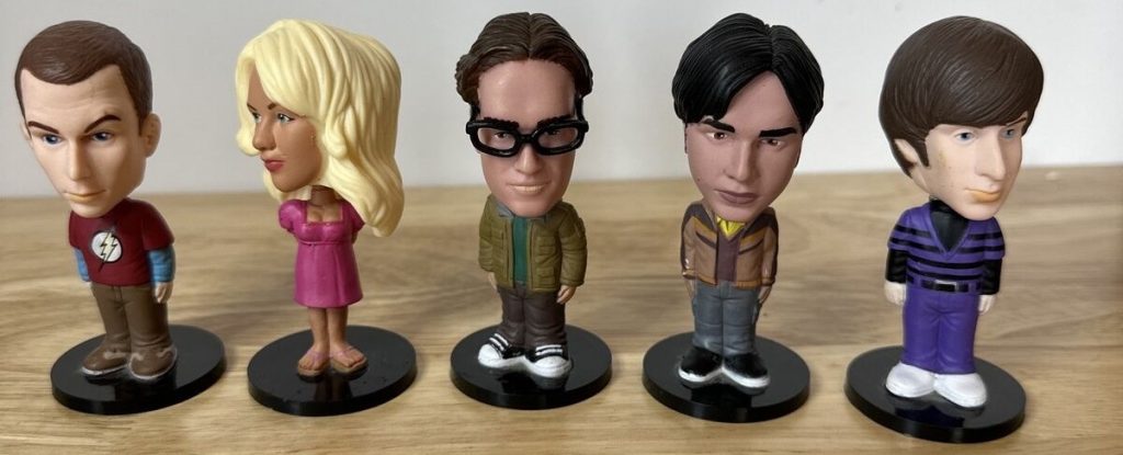 FUNKO The Big Bang Theory Mini Wacky Wobbler Bobble-Heads Complete Set ...