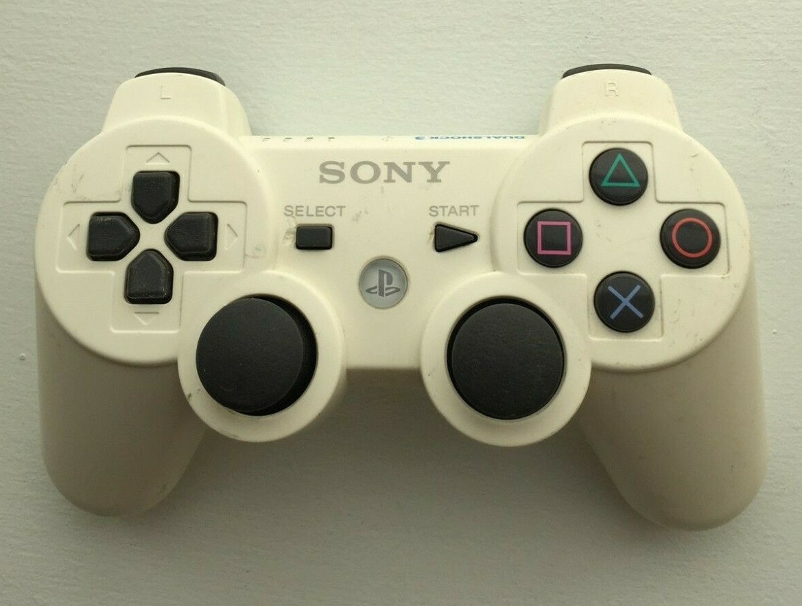SONY ORIGINAL SIXAXIS DUALSHOCK 3 CONTROLLER WHITE ( PS3 ) – Game Land