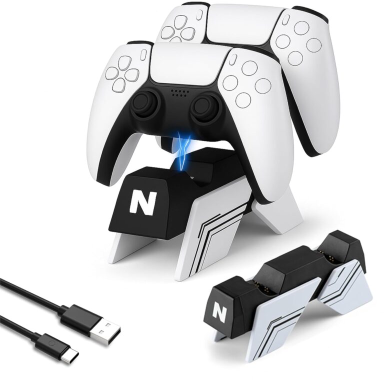 NITHO PS5 CONTROLLER CHARGING DOCK ( WHITE ) – Game Land